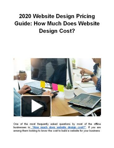 2020 Website Design Pricing Guide: How Much Does Website Design Cost ...
