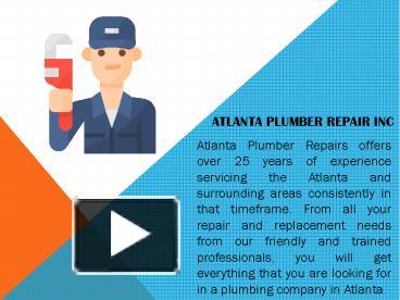 PPT – Drain cleaning Atlanta PowerPoint presentation | free to download ...