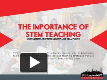 The Importance of STEM Teaching Workshops in Professional Development ...