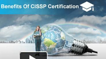 Demand & Benefits of CISSP Certification presentation | free to download
