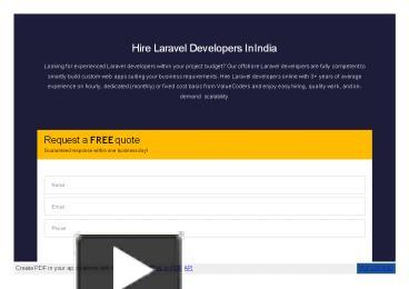 PPT – Hire Laravel Developers India | Laravel Development Services ...