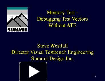 Memory Test - presentation | free to view