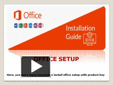 PPT – Office Setup PowerPoint presentation | free to download - id ...