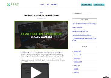 PPT – Java Feature Spotlight: Sealed Classes PowerPoint presentation ...