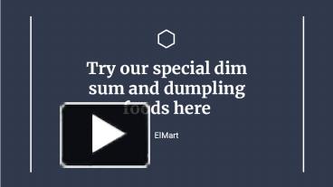 PPT – Frozen Dim Sum Online PowerPoint presentation | free to download ...
