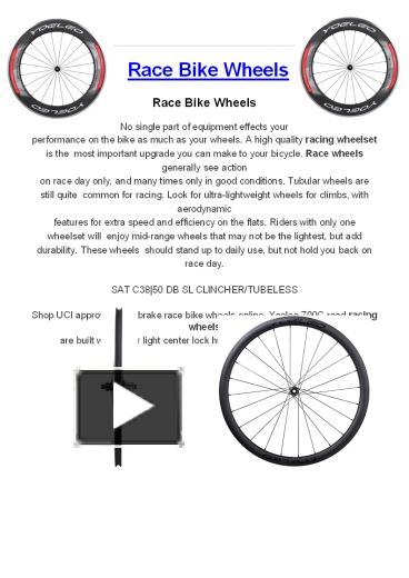 PPT – Race Bike Wheels PowerPoint presentation | free to download - id ...