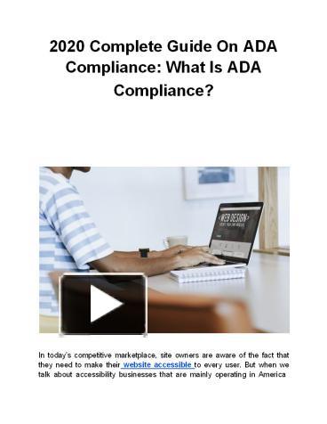 2020 Complete Guide On ADA Compliance: What Is ADA Compliance ...