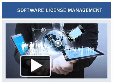 Software License Management presentation | free to download