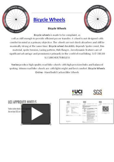 PPT – Bicycle Wheels PowerPoint presentation | free to download - id ...
