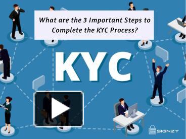 PPT – What are the 3 Important Steps to Complete the KYC Process ...