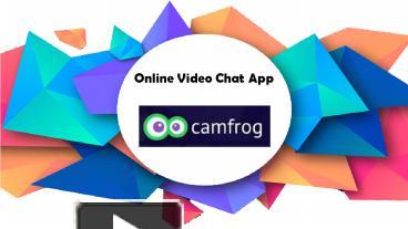 Online Video Chat App presentation | free to download