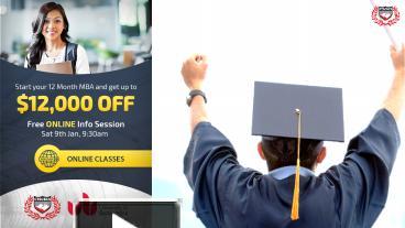 PPT – Complete your MBA in just 12 Months PowerPoint presentation ...