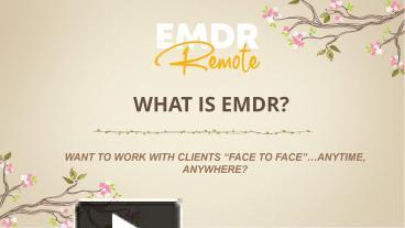 EMDR Virtual Light Bar presentation | free to download