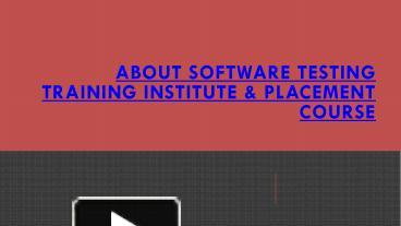 PPT – Placement Course and Software training Courses Outline PowerPoint ...