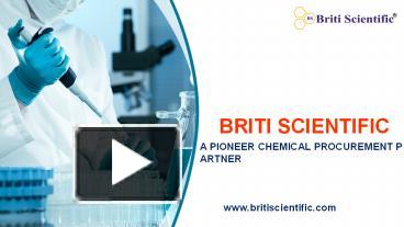 Briti Scientific|Chemicals Manufacturing Company in Hyderabad,India ...