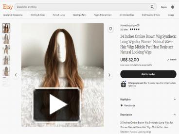 PPT – Wig For Women Party Halloween PowerPoint presentation | free to ...