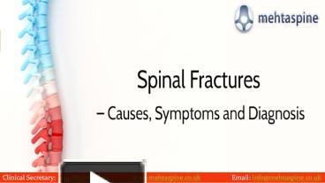 Spinal Fractures – Causes, Symptoms and Diagnosis |Mehta Spine ...