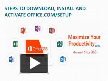 PPT – How to Download Install and Activate Office Product Key on ...