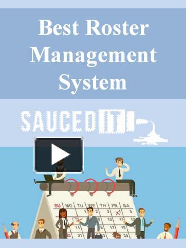 Best Roster Management System presentation | free to download