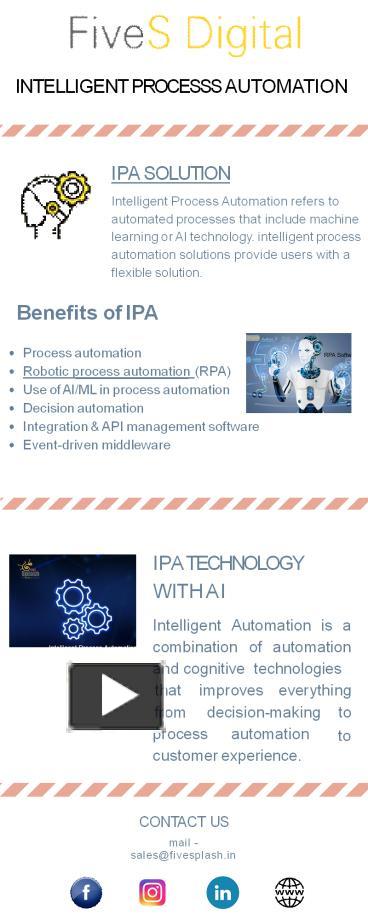 PPT – IPA Solution | Intelligent Process Automation - FiveSdigital ...