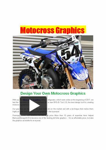 Motocross Graphics presentation | free to download