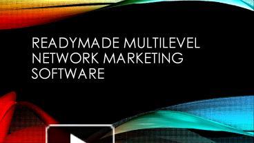 PPT – Readymade Multilevel Network Marketing Software PowerPoint ...