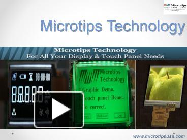 Top Custom LCD Screens and Display Module Manufacturer-Microtips ...