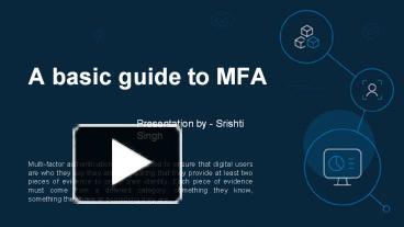 Guide to Multifactor Authentication presentation | free to download