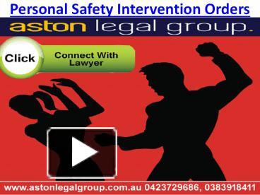 PPT – Applying for an Intervention Order Family Violence And Personal ...