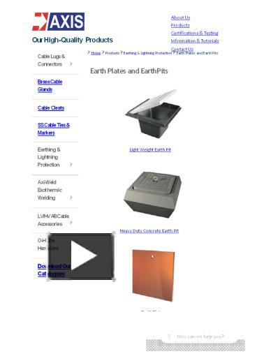 Earth Pits and Earth Plates - axis-india.com presentation | free to ...