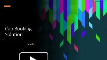 PPT – Cab Booking Solution PowerPoint presentation | free to download ...