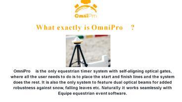 Equestrian Sports Timers presentation | free to download