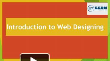 Introduction to Web Designing presentation | free to download