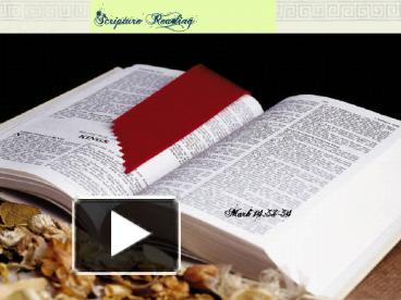PPT – Scripture Reading PowerPoint presentation | free to view - id ...