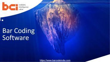 PPT – Barcoding Software, BCI - Bar Code India PowerPoint presentation ...