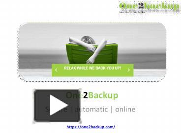 PPT – Data Backup Security - One2backup PowerPoint presentation | free ...
