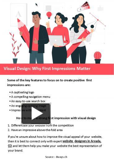 PPT – Visual Design: Why First Impressions Matter PowerPoint ...