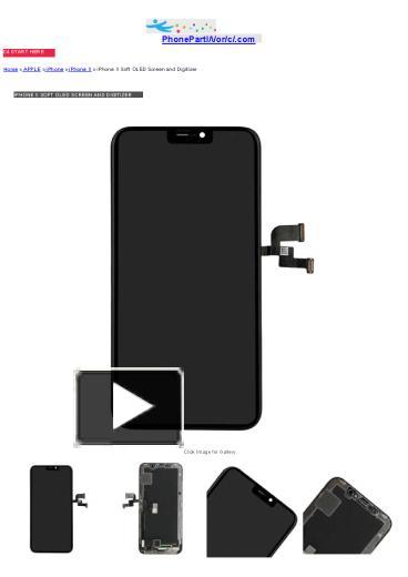 PPT – IPHONE X SOFT OLED SCREEN AND DIGITIZER PowerPoint presentation ...