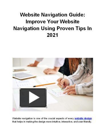 Website Navigation Guide: Improve Your Website Navigation Using Proven ...