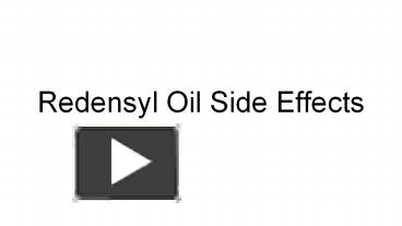 PPT – Redensyl Oil Side Effects PowerPoint presentation | free to ...