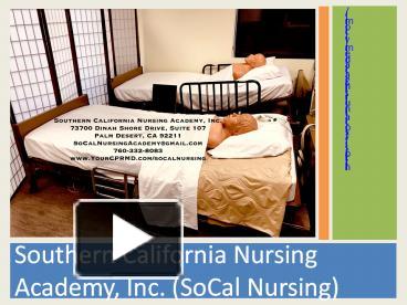Certified Nursing Assistant (CNA) Program/Nurse Assistant Training ...