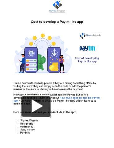 PPT – Cost to develop a Paytm like app PowerPoint presentation | free ...