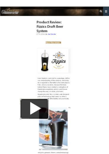 PPT – Fizzics PowerPoint presentation | free to download - id: 923c01-Y2E0N