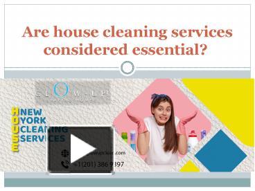 PPT – Home cleaning New York City PowerPoint presentation | free to ...