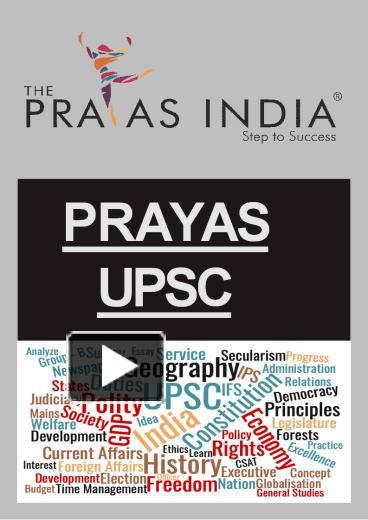 PPT – The Prayas India - Best UPSC Coaching in Dadar PowerPoint ...