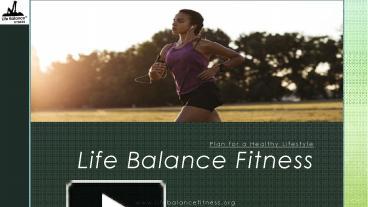 PPT – Get your beginner workout plan at home with life balance fitness ...