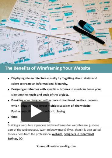 PPT – The Benefits of Wireframing Your Website PowerPoint presentation ...