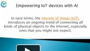 What is internet of things (IoT) presentation | free to download
