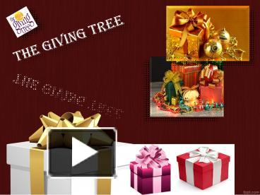Thegivingtree - Perfect platform for corporate gifts presentation ...