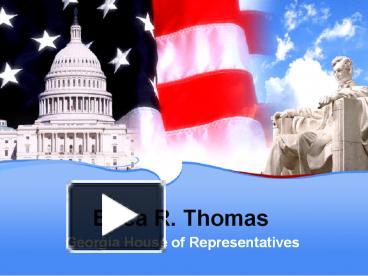 PPT – Facts About Erica Thomas - Georgia State Representative ...